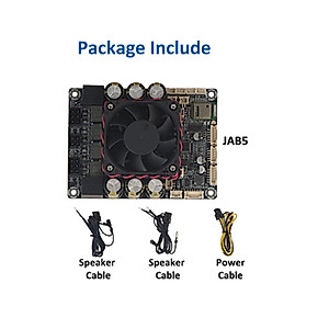 JAB5 amp Board 4 Channel 2 Channel Dual Channel 4 X 100W Class D Audio Amplifier Board W ADAU1701 DSP & Blue~Tooth Ver5.0 for Audio 4.0/2.1/2.0 System