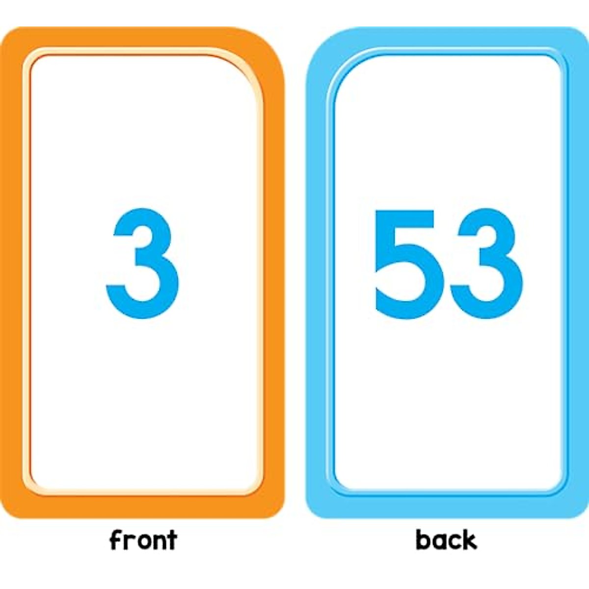 School Zone Get Ready for School Flash Cards: Learn the Alphabet & Numbers Combo Pack, Preschool, Kindergarten, ABCs, Uppercase and Lowercase Letters, Numbers, Counting, and More