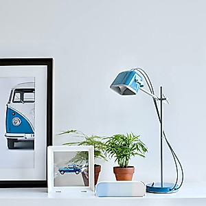 minimaliving Pencil Case,Colorful Silicone Waterproof Pencil Pouch Aesthetic Lightweight&Portable Pen Bag Stylish Small Office Supplies for Adults,Women and Men(Blue)