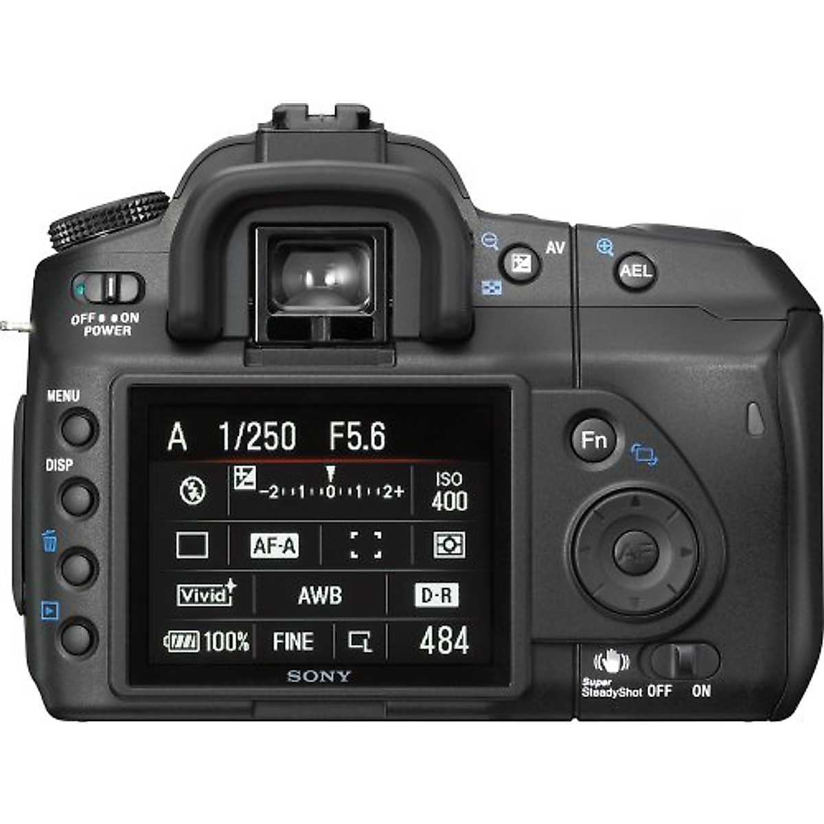 Sony Alpha A200K 10.2MP Digital SLR Camera Kit with Super SteadyShot Image Stabilization with 18-70mm f/3.5-5.6 Lens