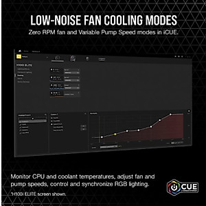 Corsair iCUE H115i RGB Elite Liquid CPU Cooler (16 Dynamic RGB LEDs, 140mm AF Elite Series FDB Fans, 280mm Radiator, iCUE Software Compatible, LGA 1700, 1200, 115X, 2066, and AM4 Sockets) Black