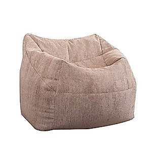 UXZDX Lazy Sofas Cover Chairs Without Filler Linen Cloth Lounger Seat Bean Bag Pouf Puff Couch Tatami Living Room,62cmx85cmx85cm