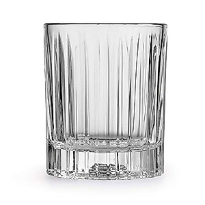 Libbey Flashback Double Old Fashioned Glasses, 12-ounce, Set of 4