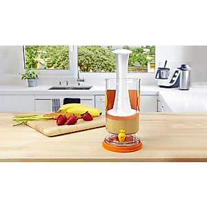 Squooshi Filling Station Baby Food Pouch Maker/Filler + 12 Large 5 oz Pouches for semi-Solid Foods