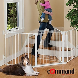 Command Pet Custom Fit Gate, 29.5", White (PG5300)