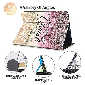 Fire HD 10 Case 2021,Fire HD 10 Plus Tablet Case (11th Generation, 2021 Release), Multi-Angle Slim Stand Smart Cover Cases for New Amazon Kindle Fire HD 10 10.1"- I can do All Things Through Christ