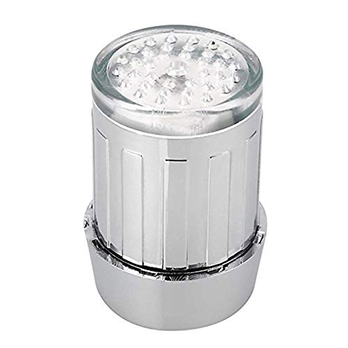 2 Package 3-Color Temperature Sensitive Gradient LED Water Faucet Light Water Stream Color Changing Faucet Tap Sink Faucet for Kitchen and Bathroom