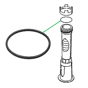 (8 Pack) Exact Replacement Pentair R172009 Lid O-Rings - Compatible with Pentair Rainbow Automatic Chlorine Feeder Models 300 and 320 - Chlorine Resistant Viton O-Rings Last 4X Longer