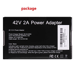 42V 2A Power Adapter for Bird & Lime Charger - Bird, Skip, Lime, Lime-S, Skip, Spin Xiaomi M365 - Charger - Bird Charger, Lime Charger