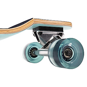 Retrospec Tidal 41-inch Drop-Down Longboard Skateboard Complete 9-Ply Canadian Maple Wood Build Cruiser for Commuting, Cruising, Carving & Downhill Riding