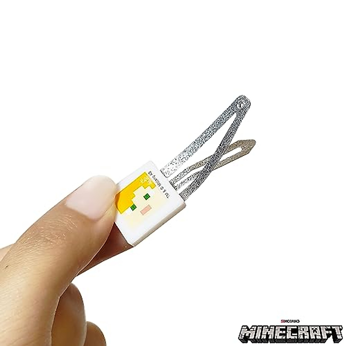 LUV HER Minecraft Girls BFF 6 Piece Toy Jewelry Box Set with 2 Rings, 2 Bead Bracelets and Snap Hair Clips Ages 3+