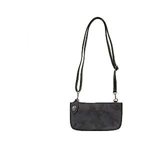 Joy Susan Mini Crossbody Wristlet Clutch (Ink Camo -Dark Blue Camo)