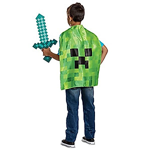 Disguise Minecraft Sword and Cape Costume Set, Official Minecraft Costume Accessories for Kids, One Size