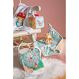 Mary Meyer Fairyland Forest Crinkle Teether Toy with Baby Paper and Squeaker, 6 x 6-Inches, Fairy Mouse