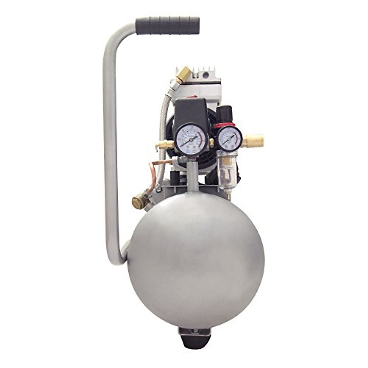 California Air Tools 6010LFC 1.0 HP Ultra Quiet and Oil-Free Industrial Air Compressor, 6.0-Gallon