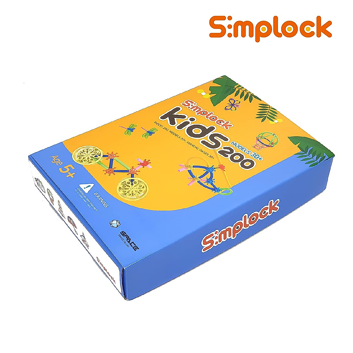 SIMPLOCK KIDS200 Educational Toys for Kids Building Toys Creative Toys Kit Gift Set for Preschool Kindergarten Elementary School Group Activity Teaching Aid Education Method