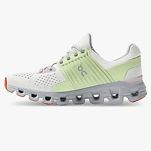 ON Women's Cloudswift Running Shoes, Ice/Oasis, 10.5