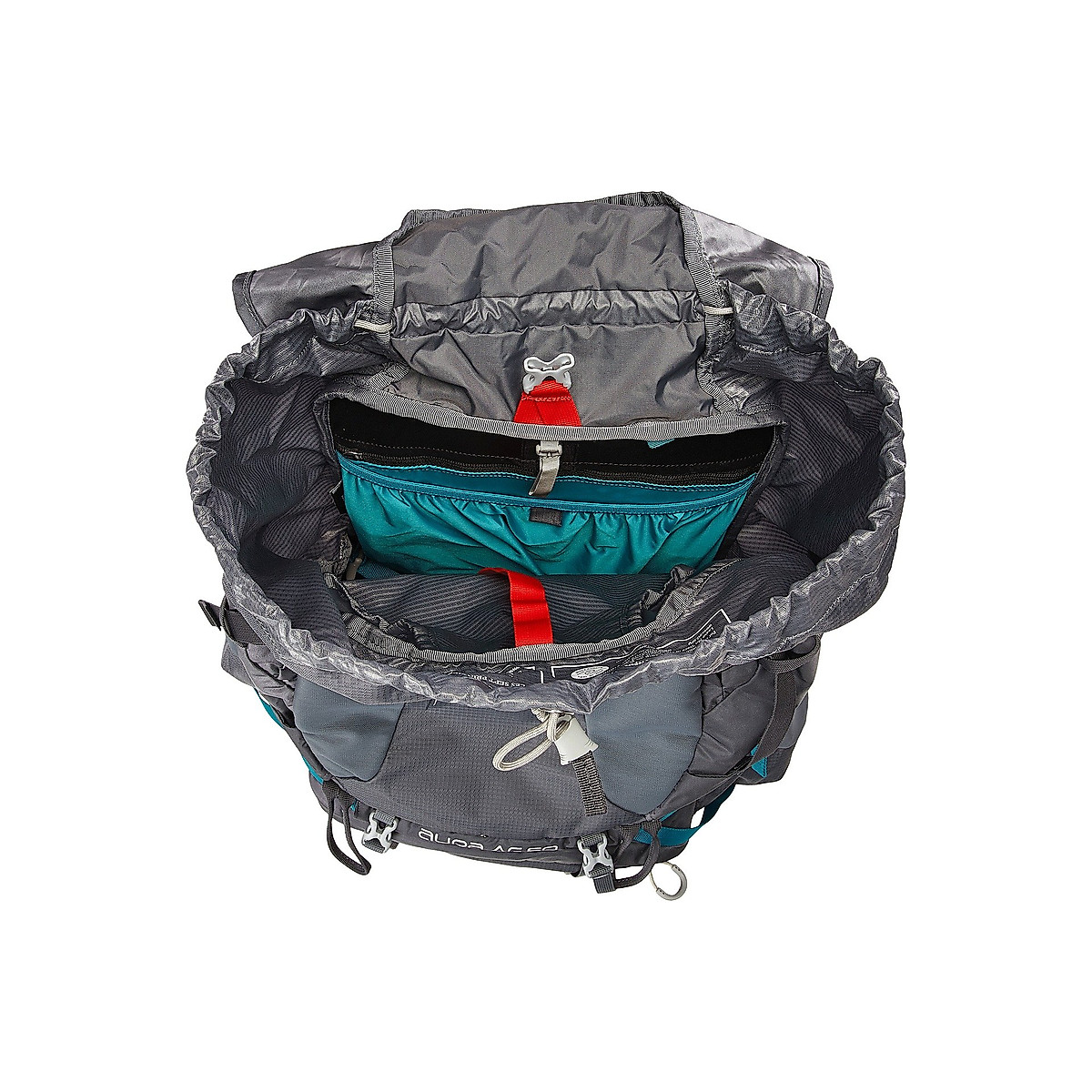 Osprey Aura AG 50L Women's Backpacking Backpack, Vestal Grey, X-Small