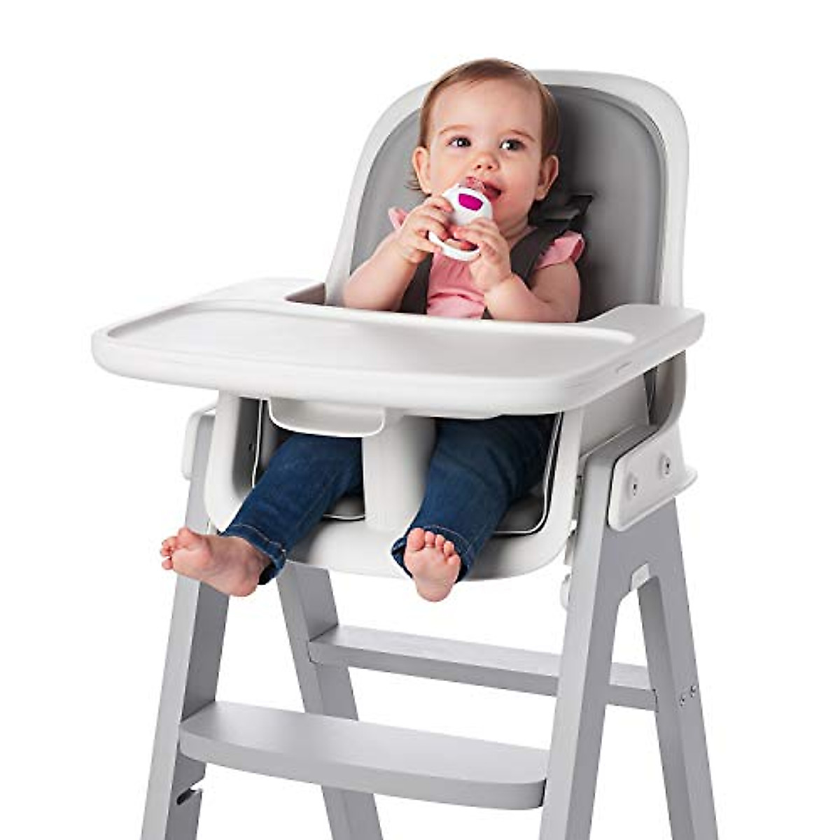 OXO Tot Silicone Self-Feeder 2 Pack Teal/Pink