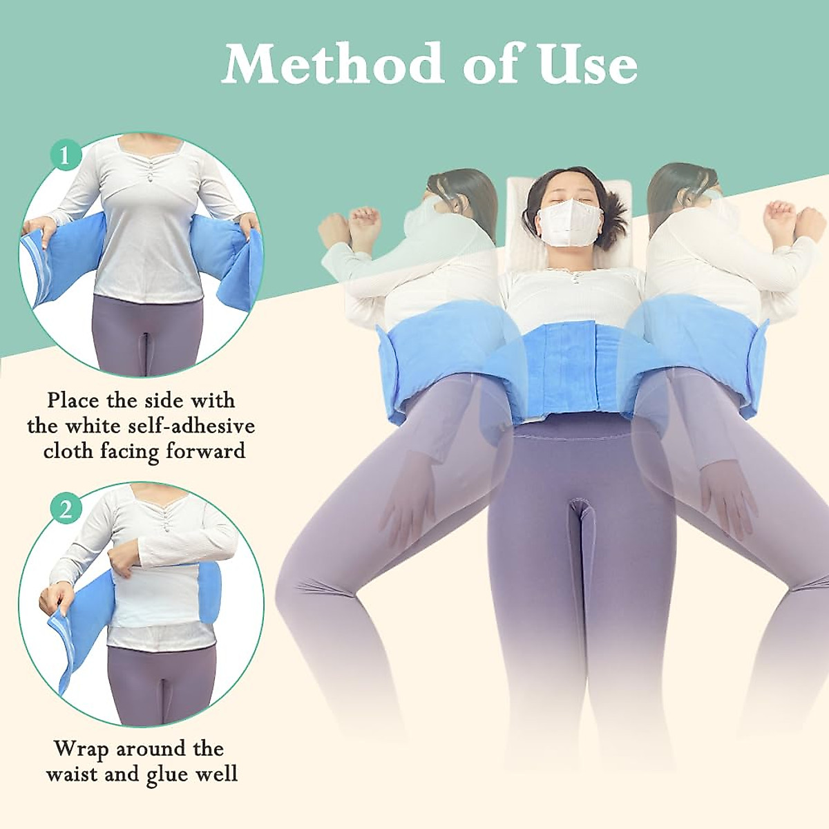 KAVIL Lumbar Support Pillow for Sleeping Lower Back Sciatic Nerve Pain Relief Lumbar Roll for Office Chair & Bed Body Pain Relief Side Sleeping Lumbar Cushion for Sciatica, Herniated Disc, Scoliosis