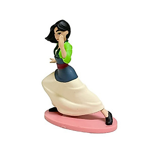 Mulan Playful In Action PVC Cake Topper Figure Figurine Rare Collect New 3” Gift
