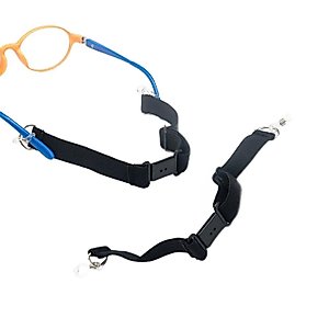 2 Pcs Adjustable Sports Eyeglass Strap with Buckle Adult Kids Sunglasses Cord Eyewear Retainer Eyeglass Elastic Band Holder Lanyard