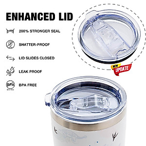 Grandma Tumbler, Dont Mess with Grandmasaurus Coffee Cup, Valentines Day Gifts for Grandma Birthday, Worlds Best Grandma Ever, Grandma Mothers Day Gifts from Grandkids Grandson, Things for Grandma