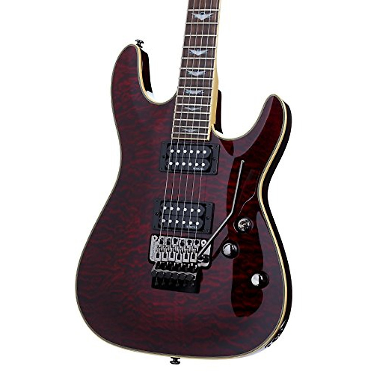 Schecter Omen Extreme-6 FR Electric Guitar - Black Cherry