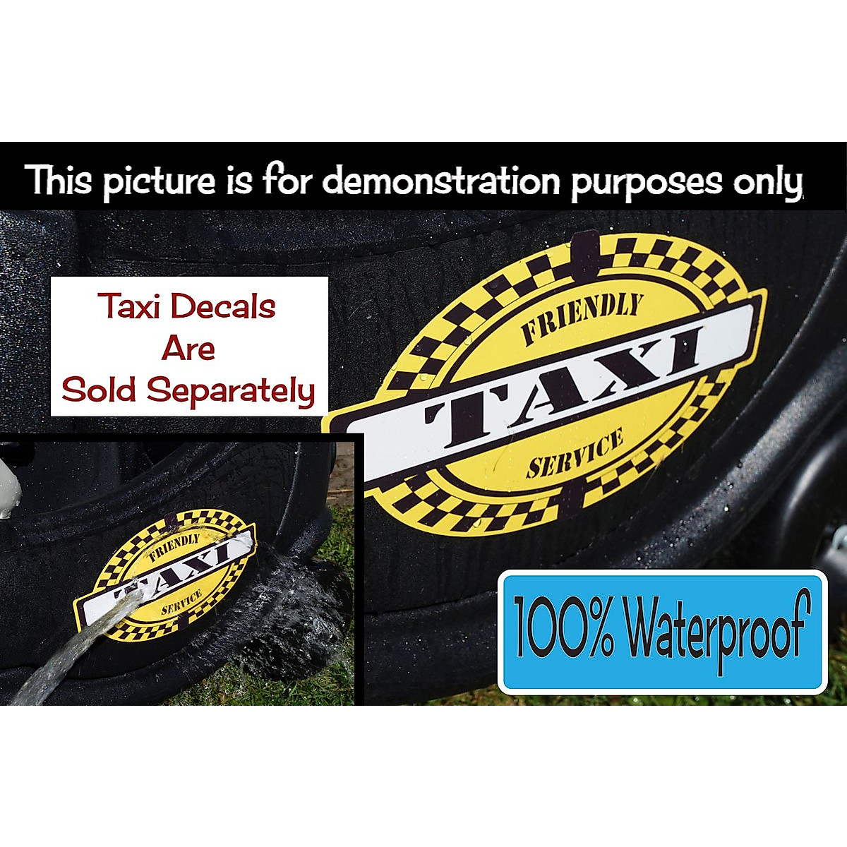 Toy Restore Replacement Stickers Fits Little Tikes Classic Pick up Truck (No Eyes)