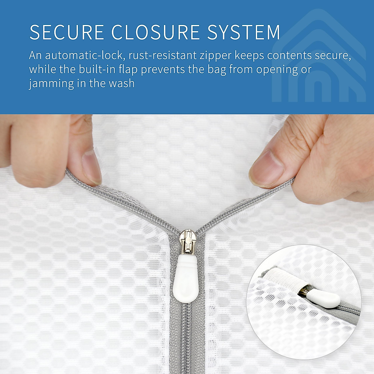 3Pcs Durable Honeycomb Mesh Laundry Bags for Delicates 12 x 16 Inches (3 Medium)