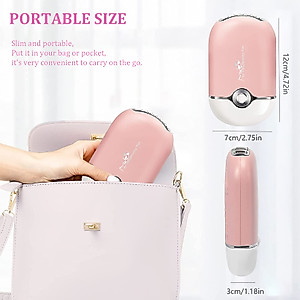 TOEDO USB Mini Lash Fan Dryer Handheld Air Conditioning Blower with Built in Sponge for Eyelash Extension