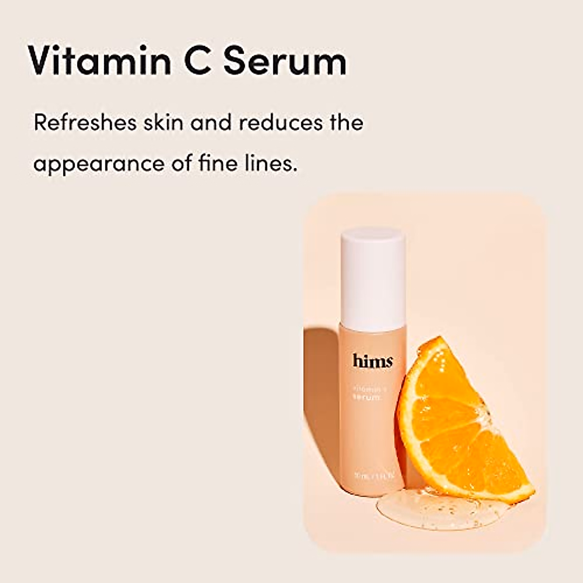 hims vitamin c serum for men - Brighten Skin Tone, Balance Complexion - Vitamin C, Highly Concentrated, Lightweight, Citrus Scent - Vegan, Cruelty-Free, No Parabens - (1oz)