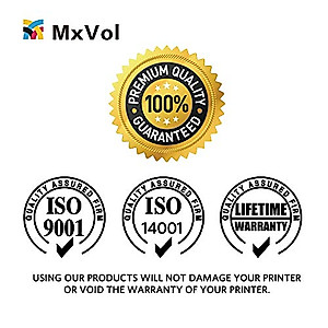MxVol Compatible Toner Cartridge and Drum Unit Replacement for Brother TN760 DR730 DR 730 use for HL-L2350DW MFC-L2750DW HL-L2395DW Printer (2 Toners+1 Drum, 3-Pack)