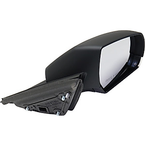 Kool Vue Driver & Passenger Side Power Heated Mirrors for Cadillac ATS 2013 With Signal Light, Memory & Puddle Lamp Paintable For Models Without Side Object Sensor