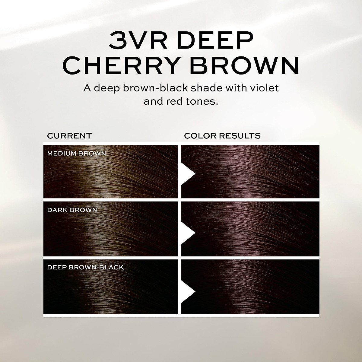 John Frieda Precision Foam Colour, Deep Cherry Brown 3VR, Full-coverage Hair Color Kit, Anti-Fade Gray Coverage, Deep Color Saturation Hair Dye, Pack of 2