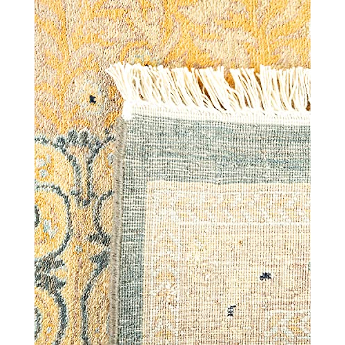 Solo Rugs One of a Kind Hand Knotted Hand Made Wool Traditional Oriental Mogul Gray 8 x 10 Area Rug