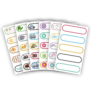 Baby Bottle Labels - Write On Self Laminating - Microwave and Diswasher Safe - Great for Daycares! Made in USA by Kenco (1 Pack)