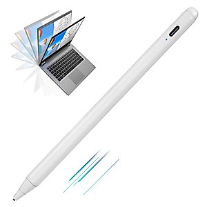 Acer Spin 3 Convertible Laptop Stylus Pen, Active Stylus Digital Capacitive Pen for Acer Spin 3 Convertible Laptop High Precision with Ultra Fine Tip,Touch-Control and Rechargeable,White Drawing Pen