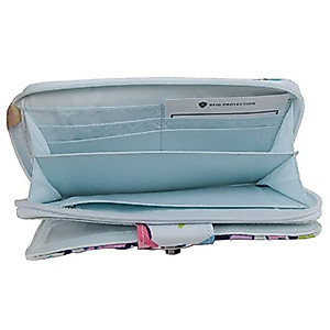 Vera Bradley Turnlock Wallet RFID Protection, Marian Floral