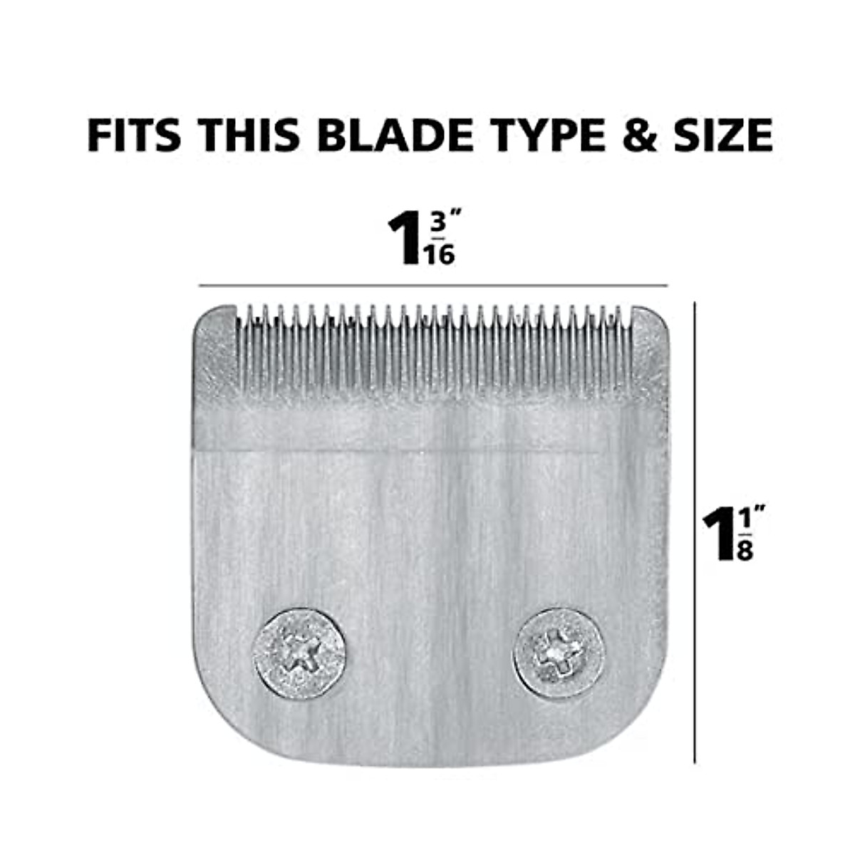Replacement Beard Stubble Guide Comb Set for Wahl All in One Lithium Ion Trimmer 59300 (View Photos and Description for Compatible Models and Blade Size)