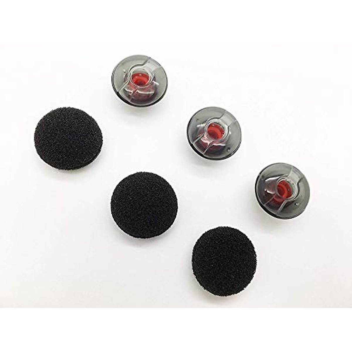 AvimaBasics Voyager 5200 Ear Tips - 3 Pcs Premium Replacement Earbuds Eartips Eargels & Foams Set for Plantronics Voyager 5200 5220 Wireless Bluetooth Headsets (Large Size)