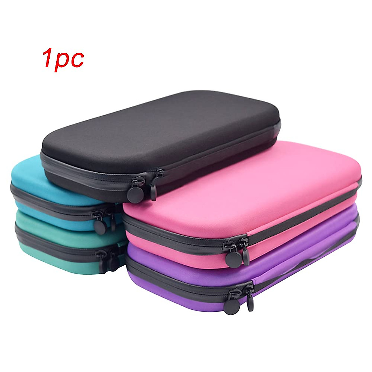 Yuhoo EVA Hard Stethoscope Case, Stethoscope Storage Box, Multi-Function EVA Carry Storage Organizer Box Bag with Extra Mesh Pockets for Small Accessories,Device NOT Included(Blue), free size