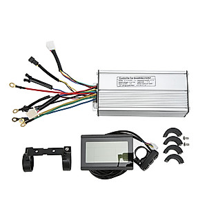 Bike Controller with Display, 30A Controller with LCD3 Display Electric Controller Kit for Electric 36V 48V 1000W DC Motor