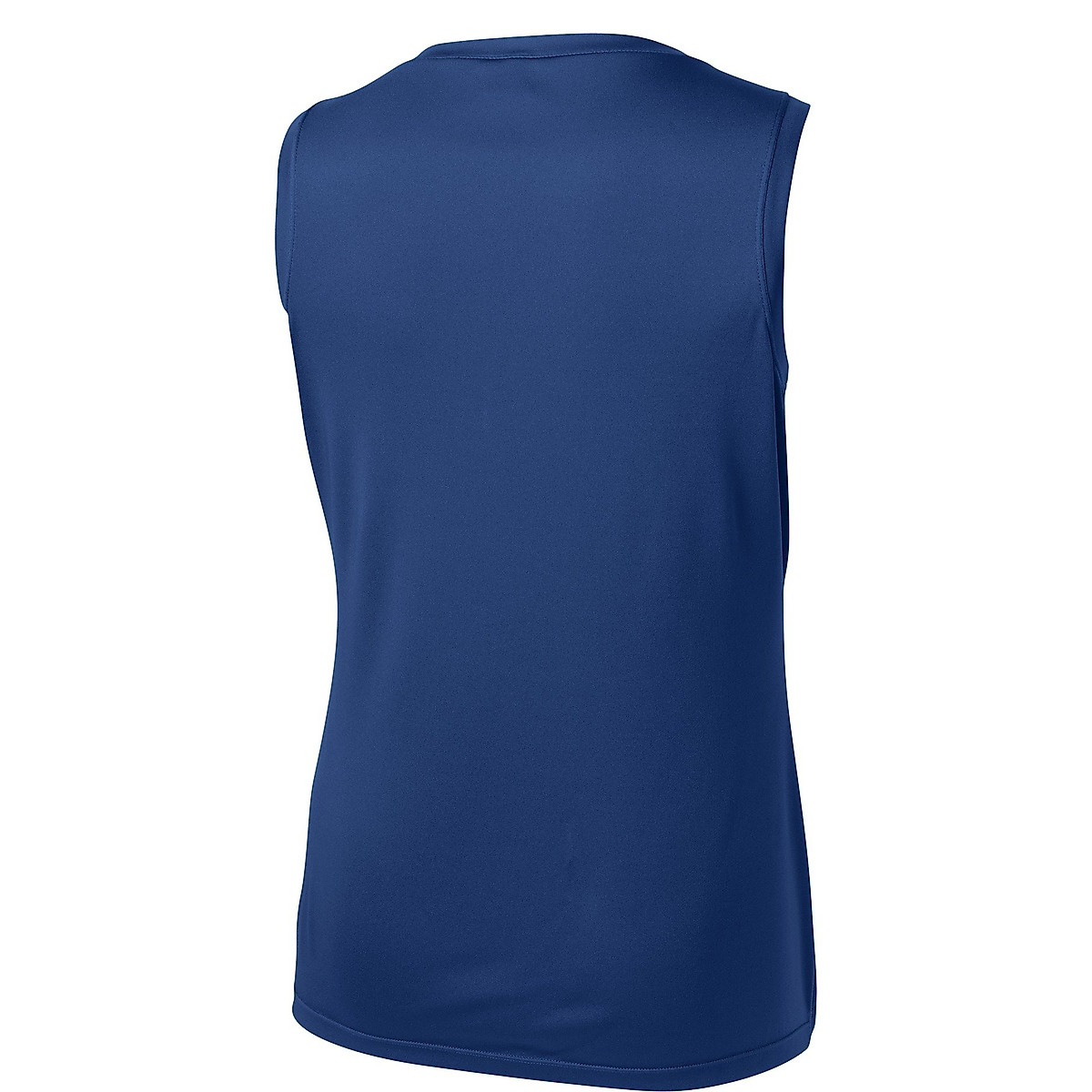 SPORT-TEK Women's Sleeveless PosiCharge Competitor V Neck Tee L True Royal