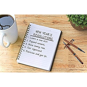 Glovion Wooden Ballpoint Pen Set 2 Pack, Fancy Luxury Gel Rollerball Writing Pens for Men Nice Wood Pen with Gift Case Extra 4 Refills(Blue and Black) Business Ink Pen Signatures Writer Journaler