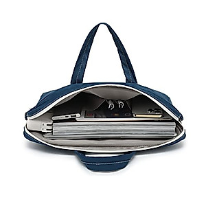 SHWN Pattern 15 "Waterproof Laptop Shoulder Messenger Bag with 14" -15.6 "Bounce Bubble protection (blue)