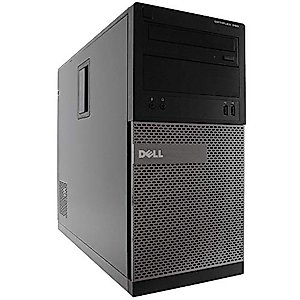 Dell Optiplex 390 Tower Business High Performance Desktop Computer PC Wi-Fi (Intel Quad-Core i5-2400 up to 3.4GHz, 8GB DDR3 Memory, 2TB HDD, DVD, Windows 10 Pro 64-bit HDMI (Renewedd)