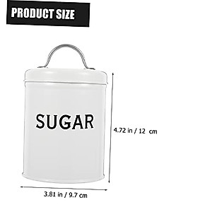 NOLITOY food storage jar loose tea jar tea flour canister candy jar with lid food containers with lids containers for food Candy Holder Decorative Tea Holder Metal Tea Holder crisper