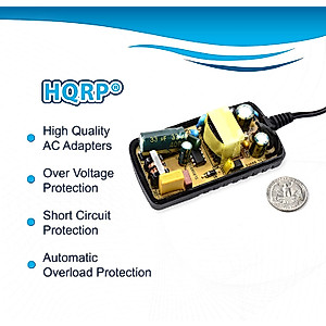 HQRP 9V AC Adapter Compatible with Digital Innovations SkipDr, GameDr, DvdDr Deluxe Premier, PhotoDr, DataDr Disc Repair System Power Supply Cord Adaptor UC1000-9 + Euro Plug Adapter