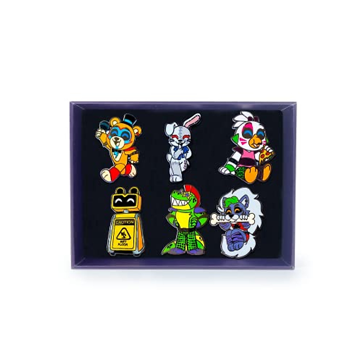 Youtooz Five Nights At Freddy's Security Breach Pin Set, Official Licensed FNAF Security Breach Pins, Collectors Box Includes 6 Pins By Youtooz Five Nights At Freddy's Collection